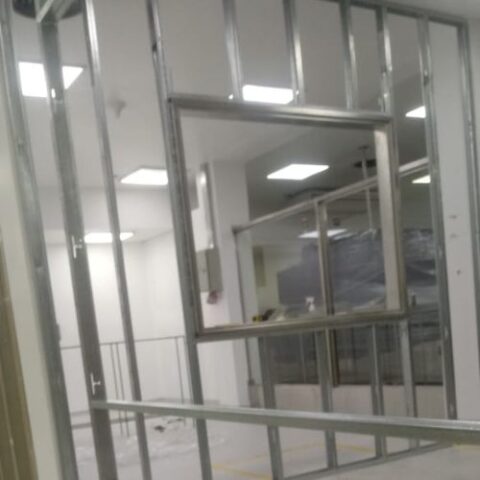 Paredes de Durlock, colocación y construcción de tabiques